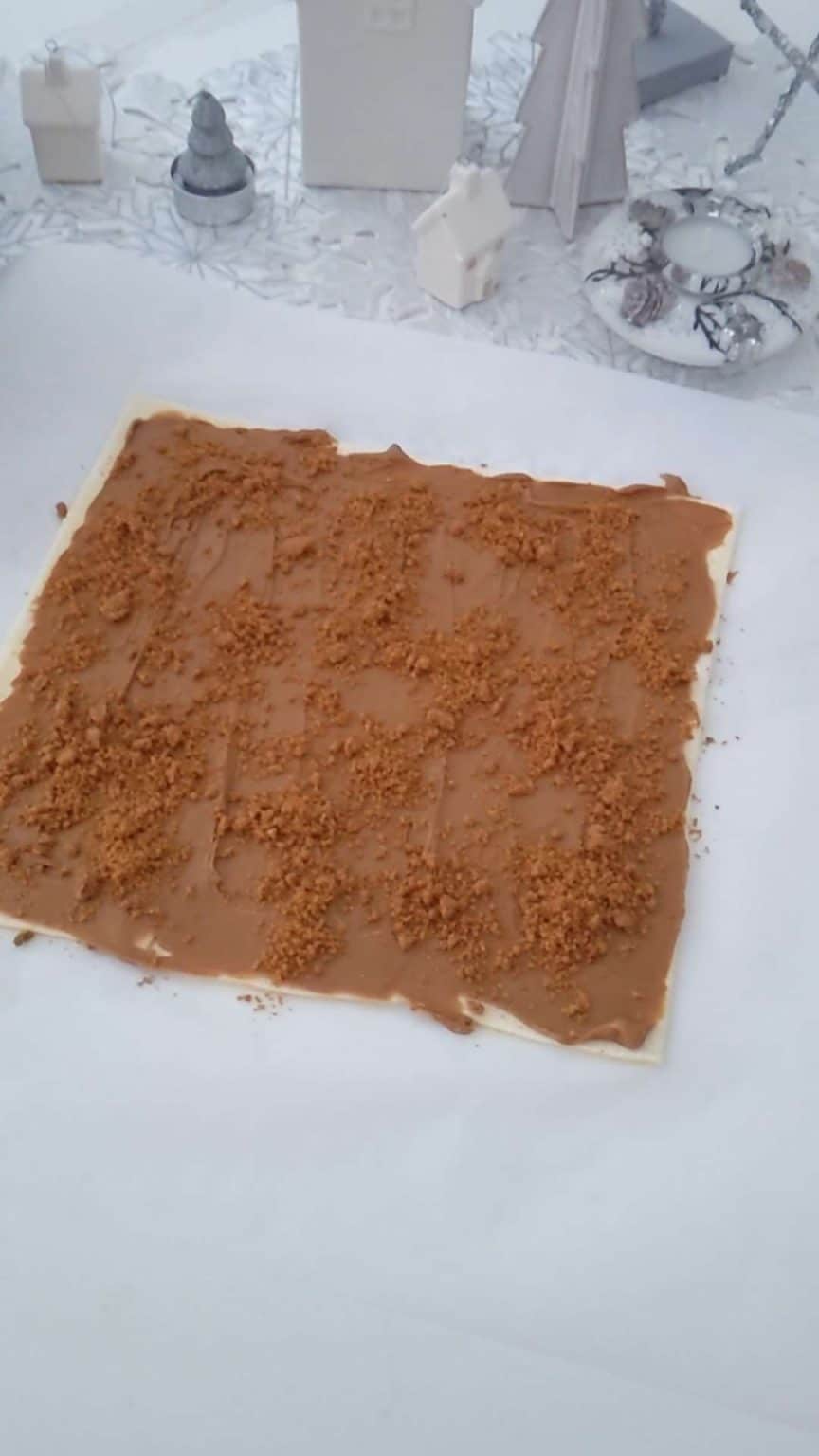 Easy Biscoff Puff Pastry Christmas Tree Holiday Dessert Recipe - The ...