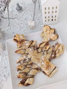 Easy Biscoff Puff Pastry Christmas Tree Holiday Dessert Recipe - The ...