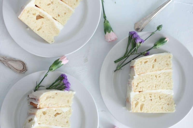 My Favorite Vanilla Cake Recipe - The Sprinkled Cakery