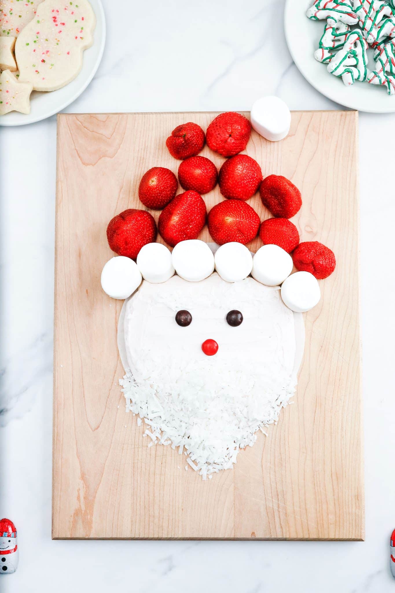 Santa Buttercream Frosting Board: A Festive Dessert Board for Your ...