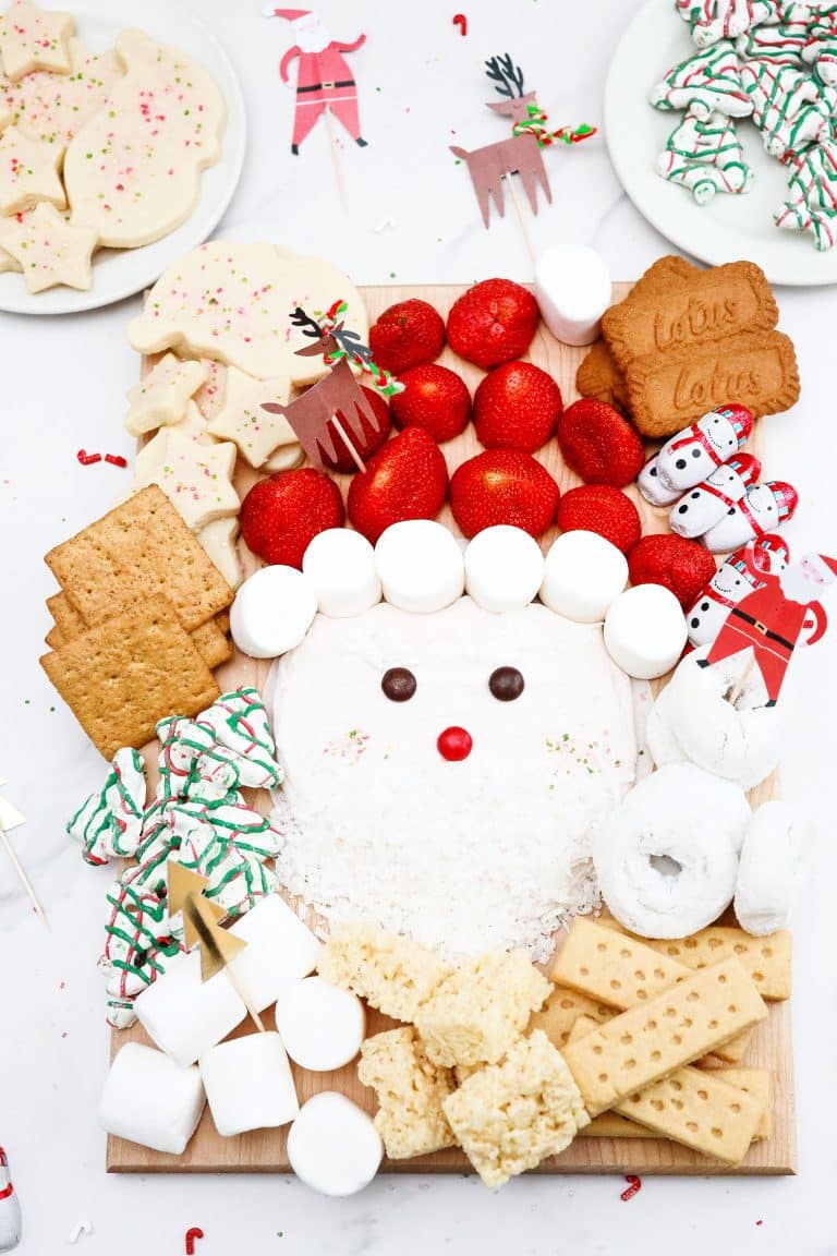 Santa Buttercream Frosting Board: A Festive Dessert Board for Your ...