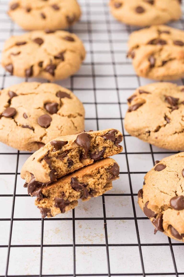 Chewy Chocolate Chip Protein Cookies with Simple Steps - The Sprinkled ...
