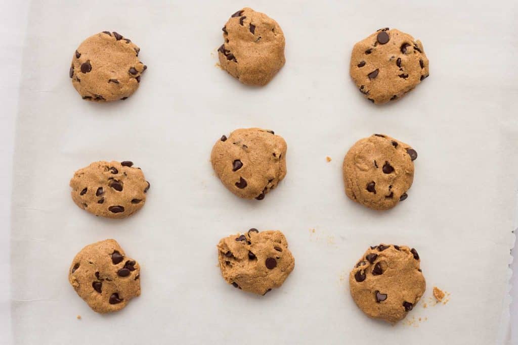 Chewy Chocolate Chip Protein Cookies with Simple Steps - The Sprinkled ...